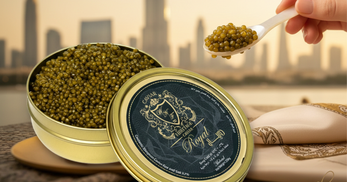 Buy Caviar Online in Dubai | Beluga, Osetra & Almas | WNF Caviar Heritage