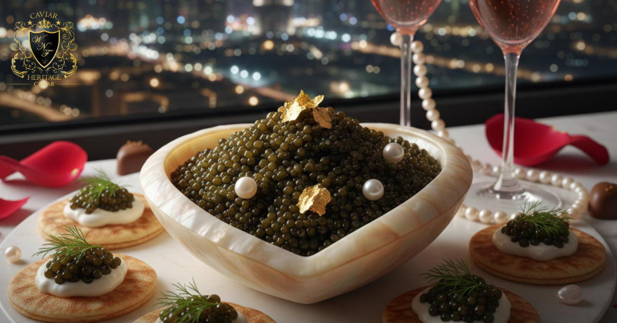 Pearls of Love: Celebrate Valentine’s Day with Gourmet Caviar in Dubai